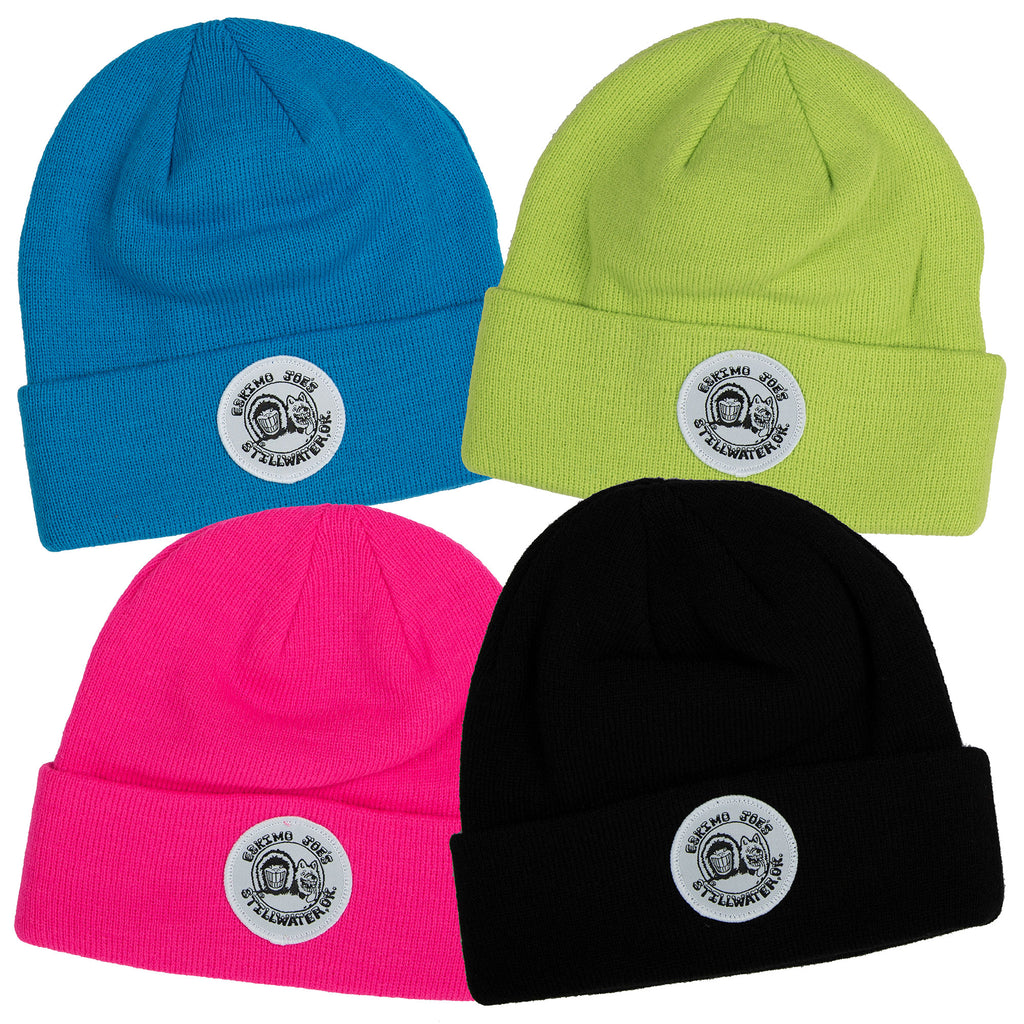 WOVEN LABEL PATCH KNIT HAT - WLKH – Eskimo Joe's Clothes